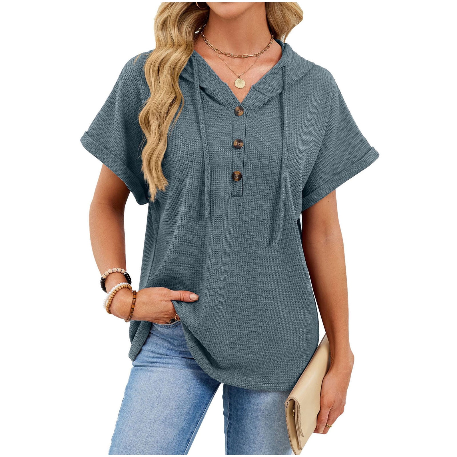 Royal Blue Womens Spandex Hoods Outerwear for Ladies Short Sleeve ...