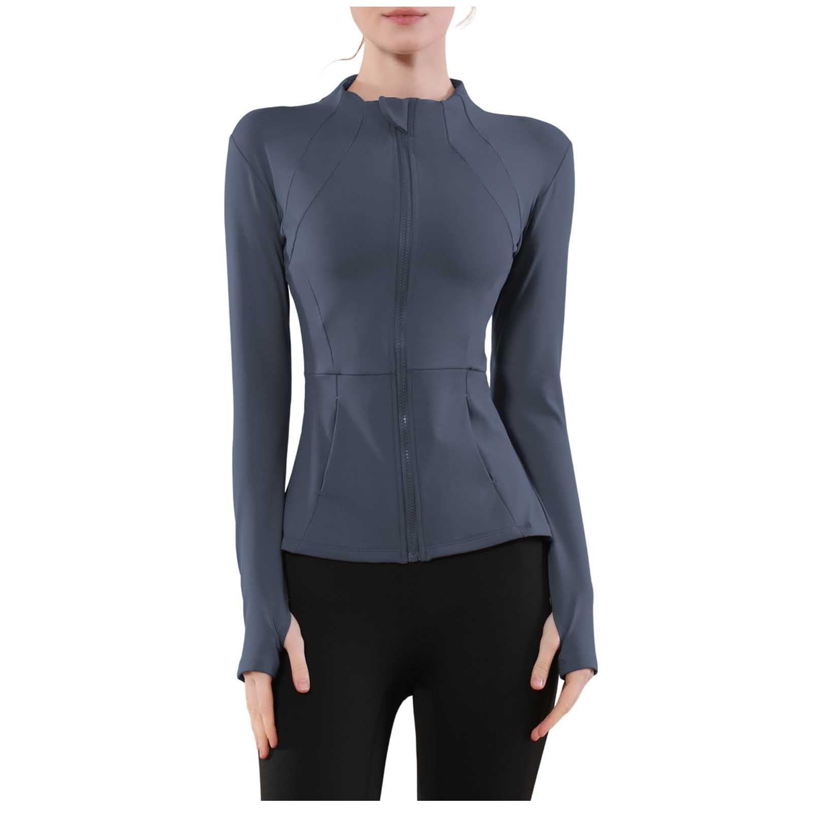 Royal Blue for Women Winter Fall Long Sleeve Slimming Tunics Sport Gym ...