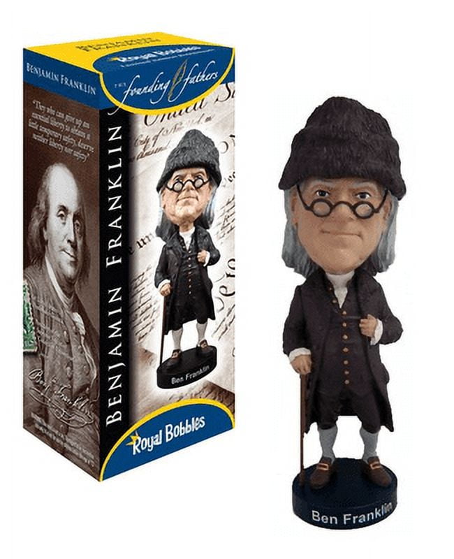 Royal Bobbles Founding Fathers Benjamin Franklin bobblehead figure ...