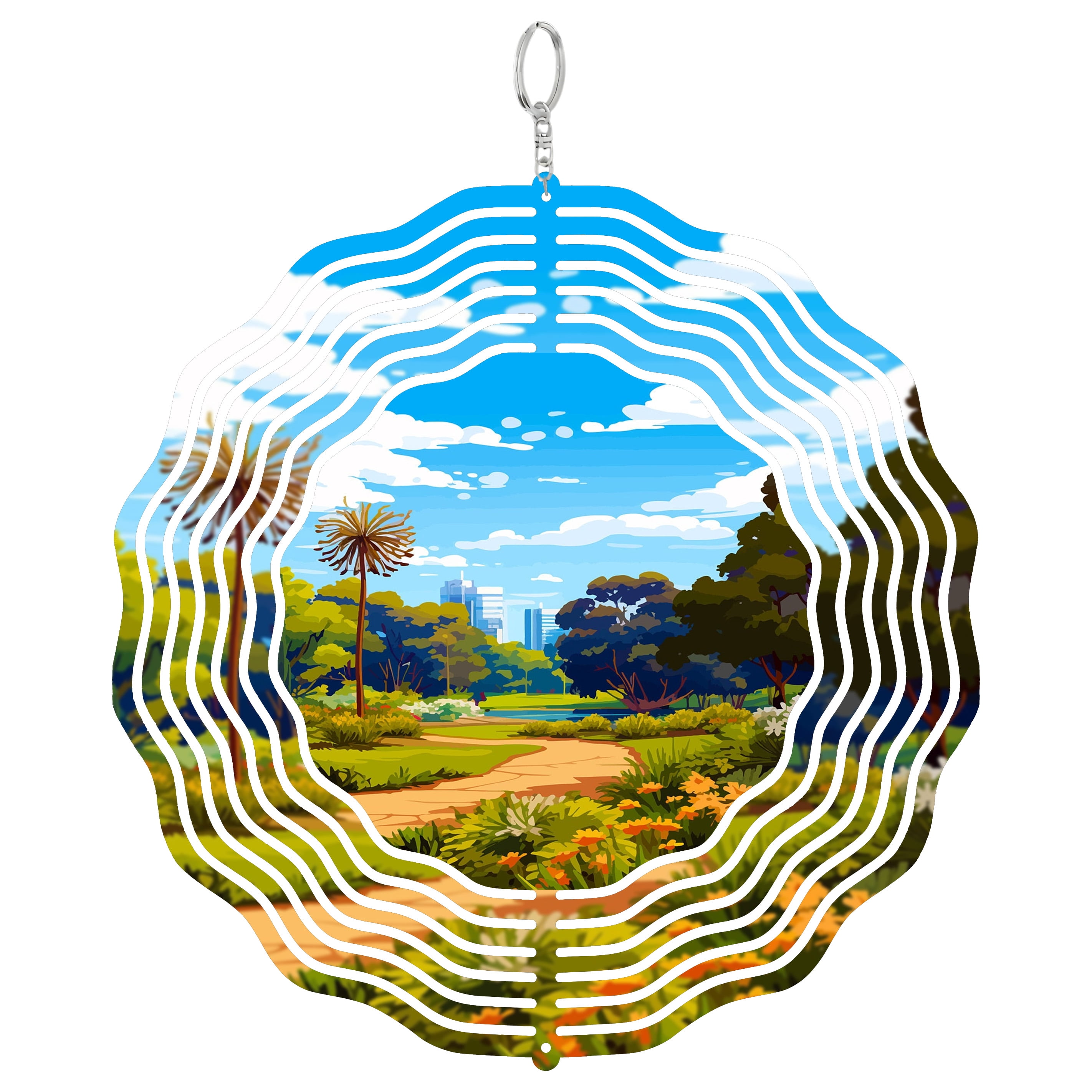 Royal Botanic Garden Kew 3D Wind Spinner Stainless Steel Kinetic Art ...