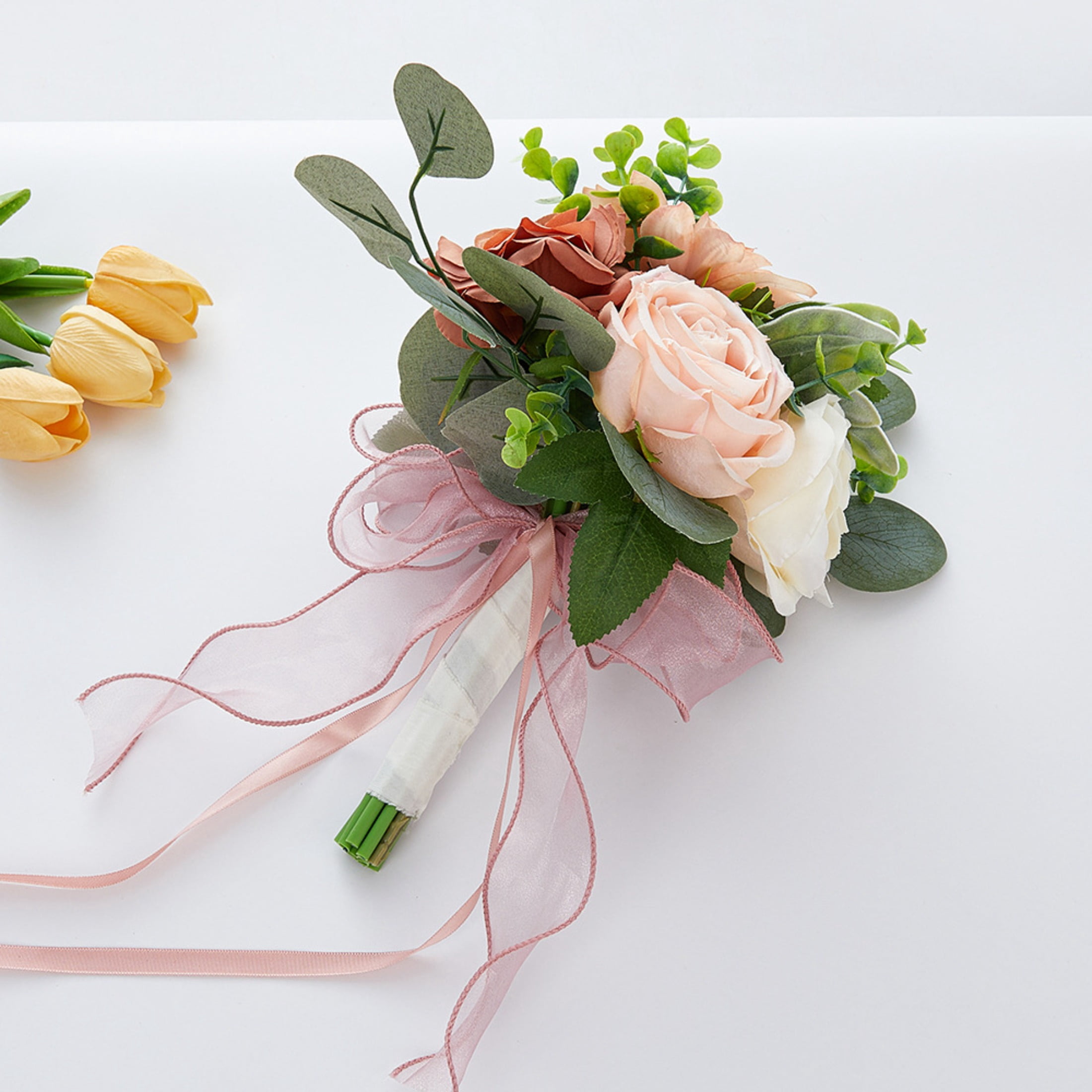 Royal Bridal Wedding Bouquet Round Holding Bouquet Throw Toss ...