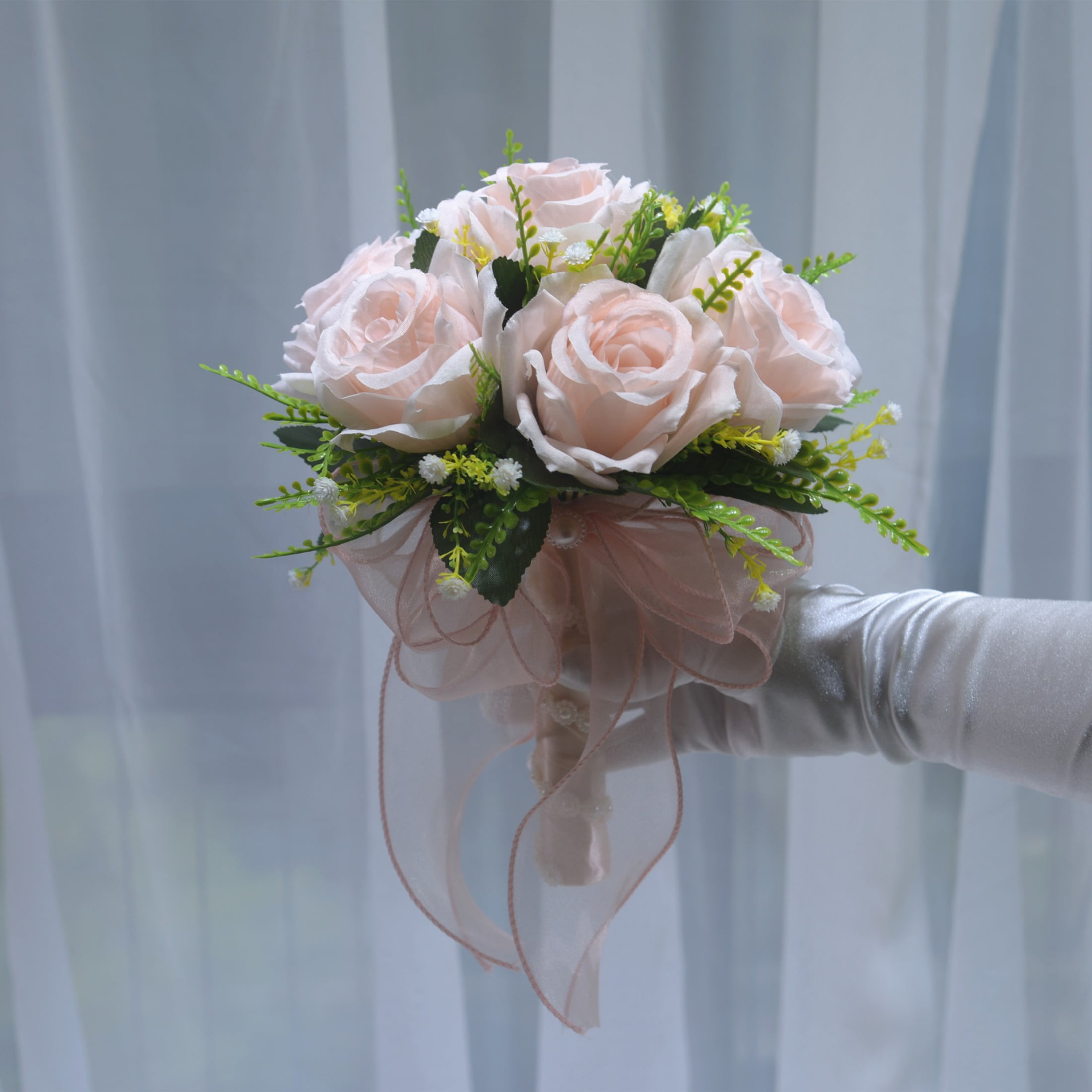 Royal Bridal Wedding Bouquet Round Holding Bouquet Throw Toss ...