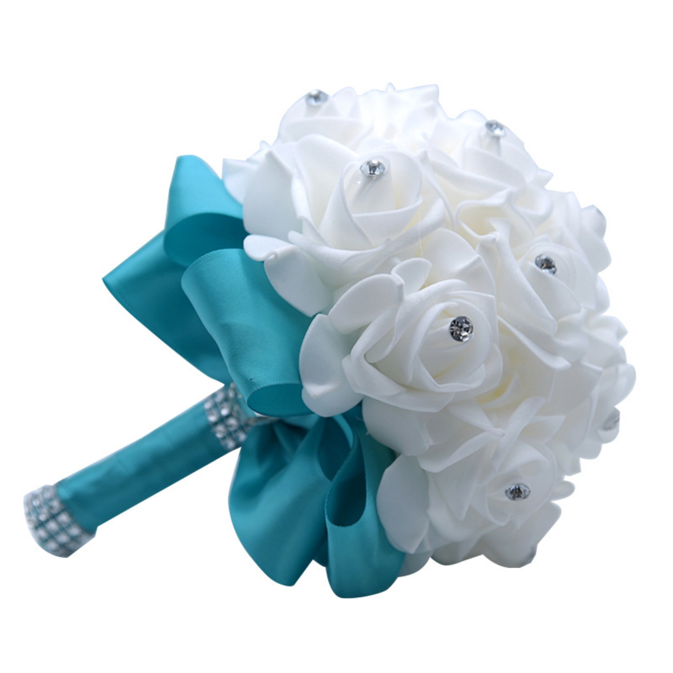 Royal Bridal Wedding Bouquet Round Holding Bouquet Throw Toss ...