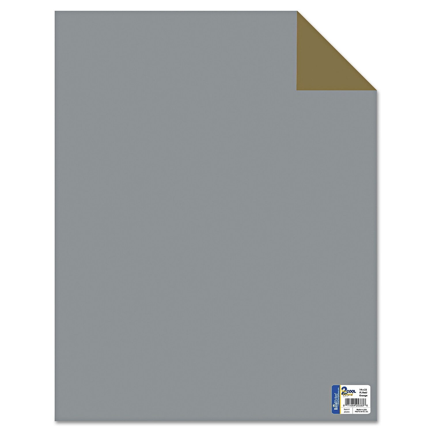Royal Brites Two Cool Poster Board 22 x 28 Gold/Silver 25 per Pack ...