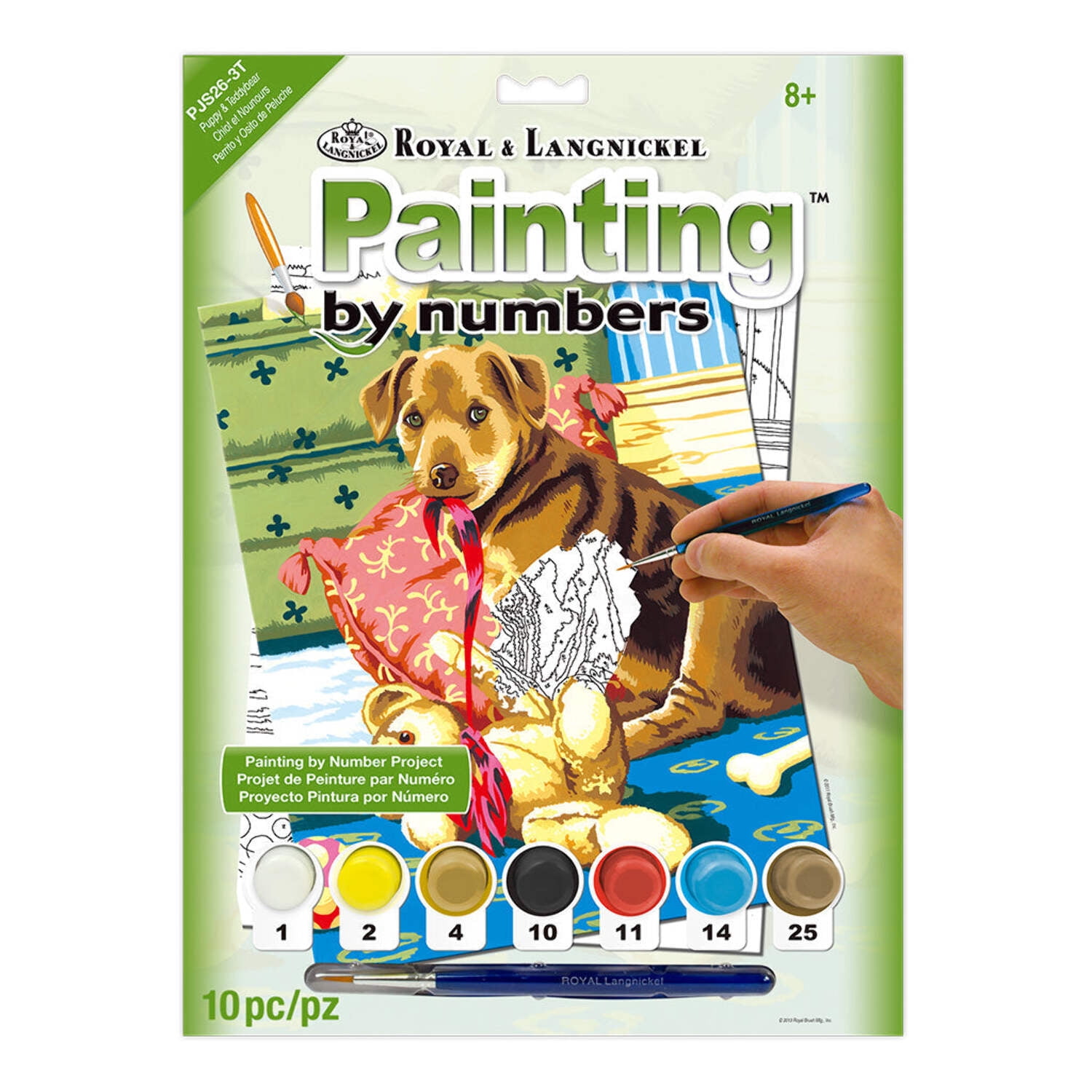 Royal Brush 257390 Junior Small Paint By Number Kit 8.75 in. X 11.75 in ...