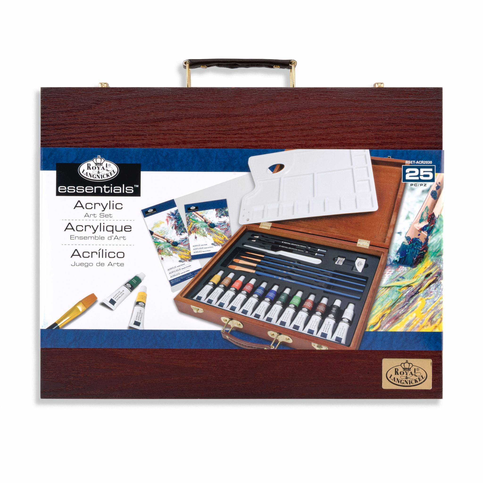 Royal & Langnickel Essentials™ 25pc Acrylic Painting Travel Art Set ...