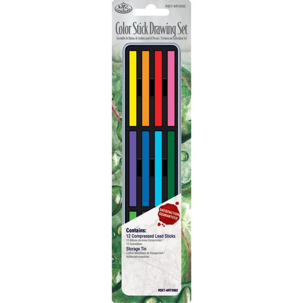 Royal Brush Color Stick Drawing Mini Tin Set - Walmart.com