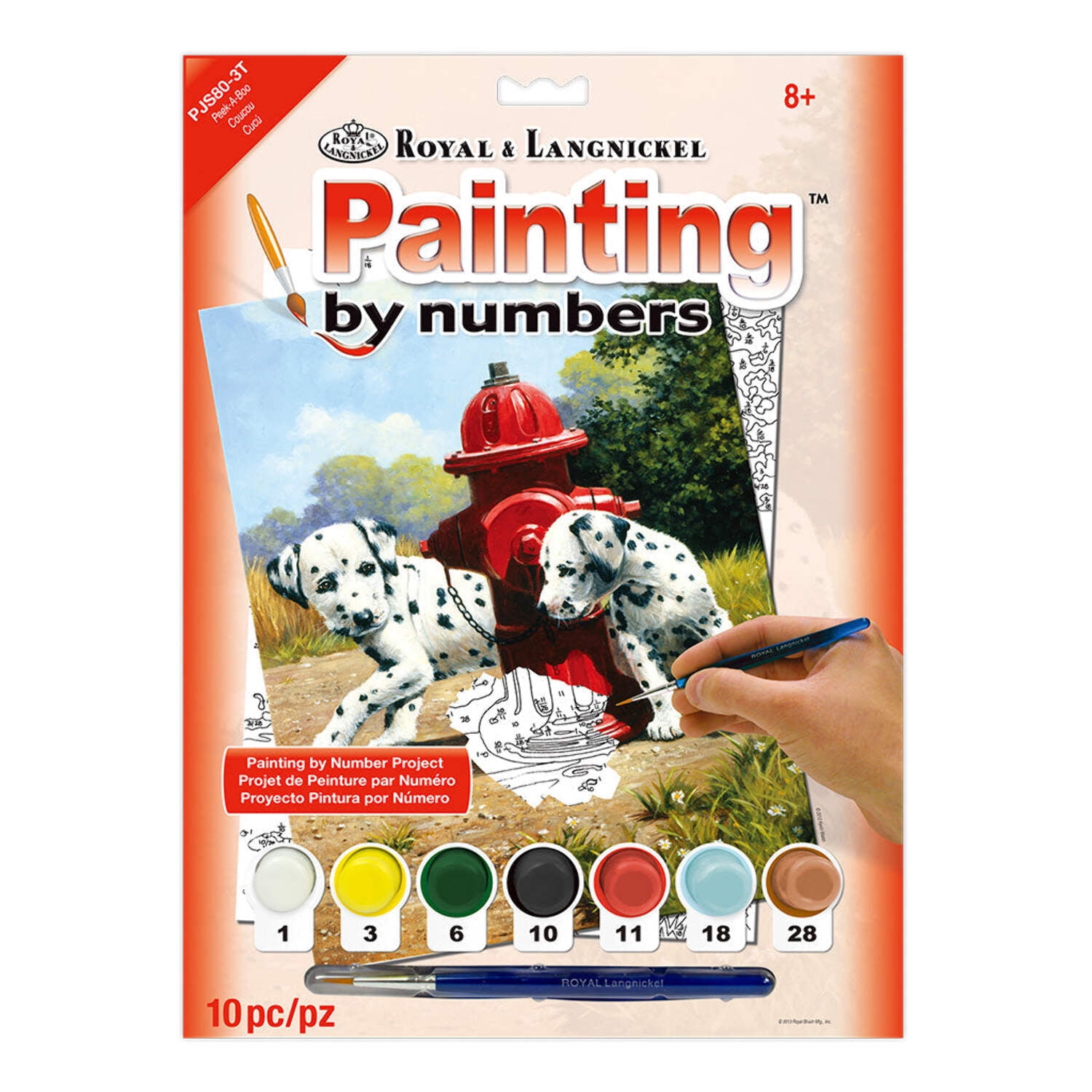 Royal & Langnickel Junior Small Paint by Number Kit 8-3/4"X11-3/4-Peek ...