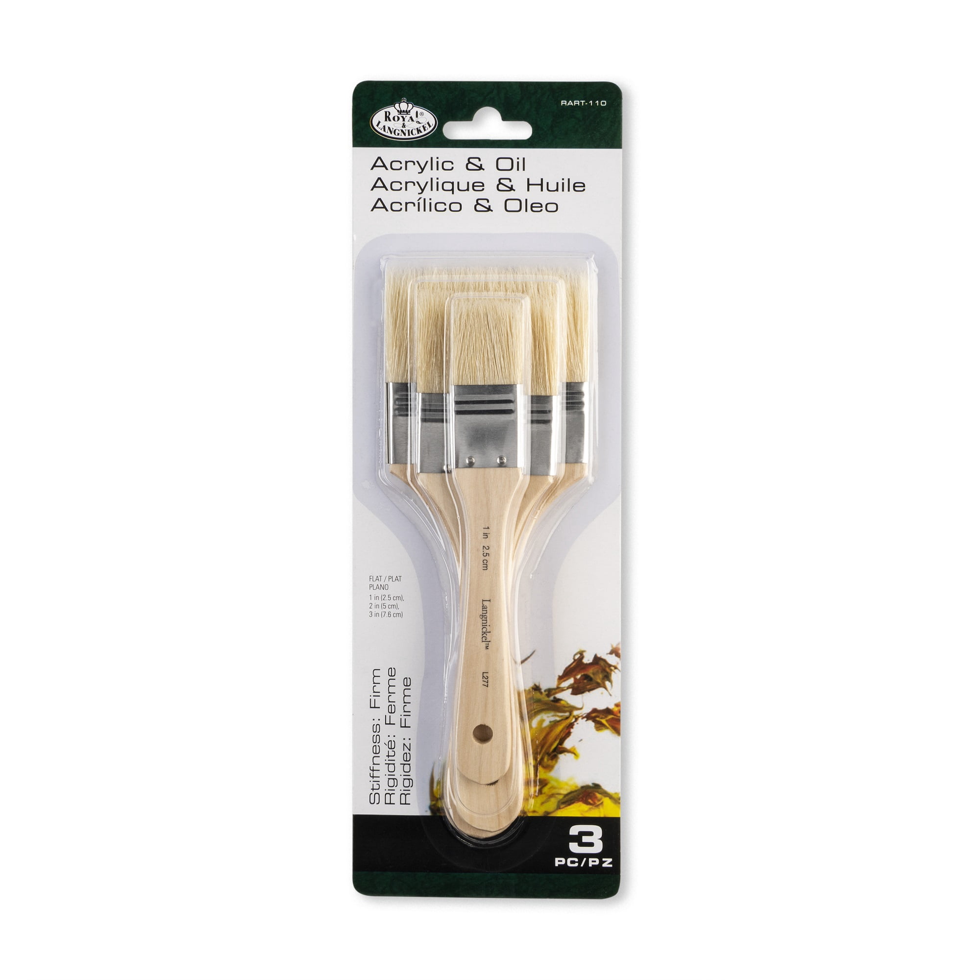 Royal Brush Large Area Brush Set, White Bristle Set - Walmart.com