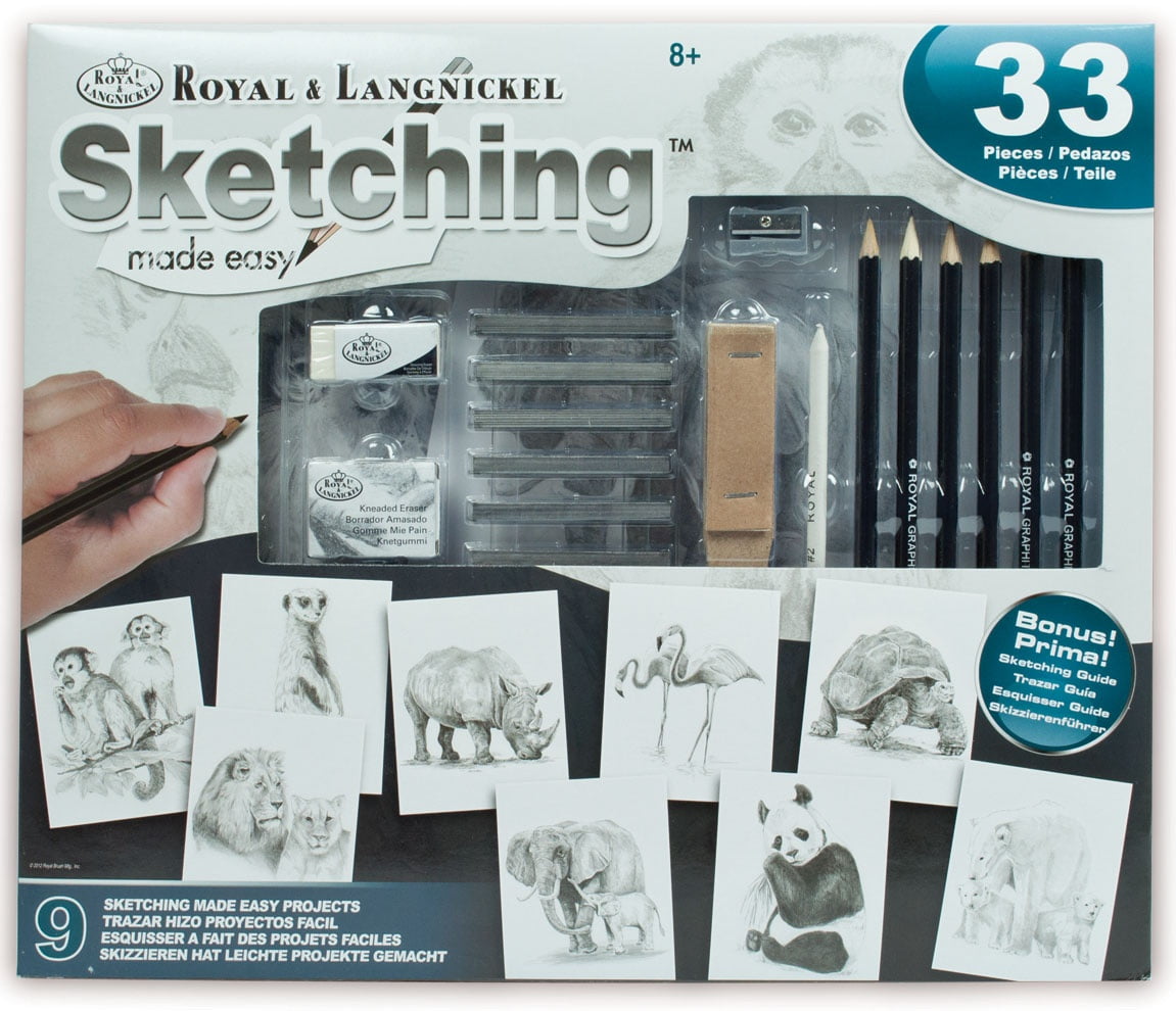 Royal & Langnickel(R) Sketching Made Easy Box Set - Walmart Business ...