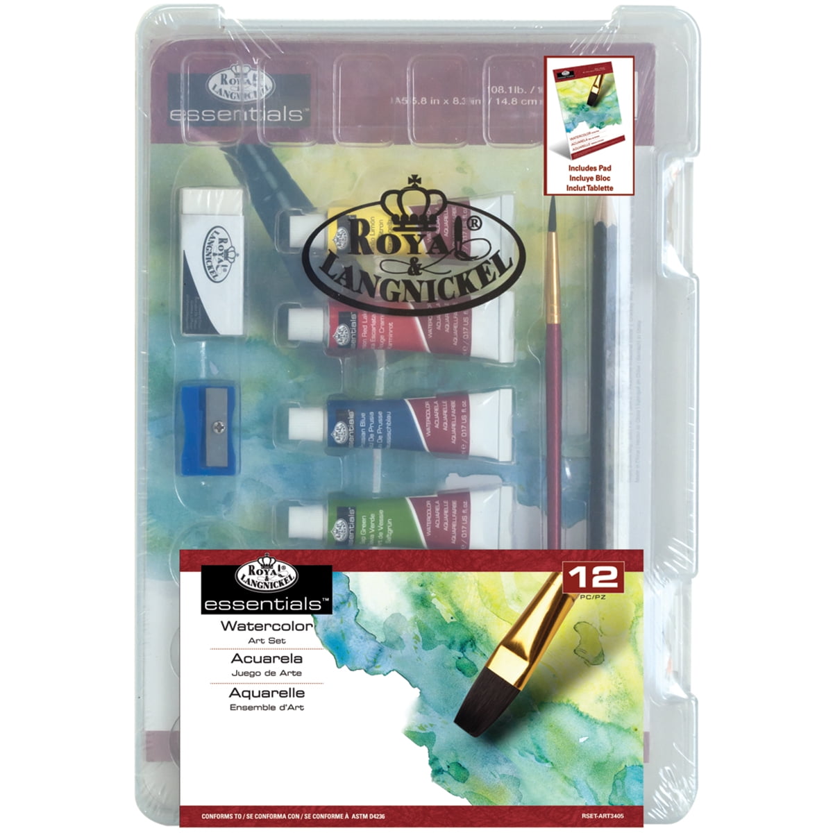 Royal Brush Watercolor 12pc - Walmart.com