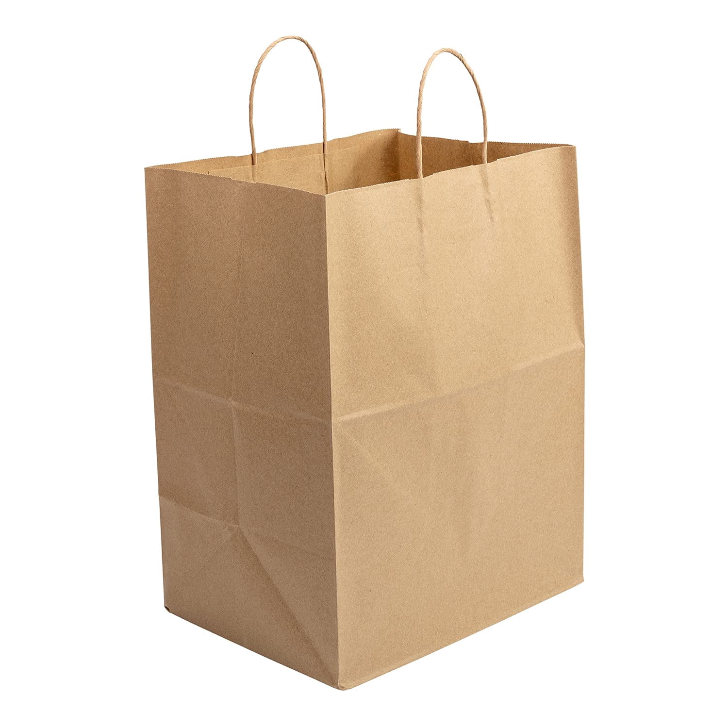 Royal Bulk Kraft Paper Bags 200 Pack, Durable Twisted Handle Eco ...
