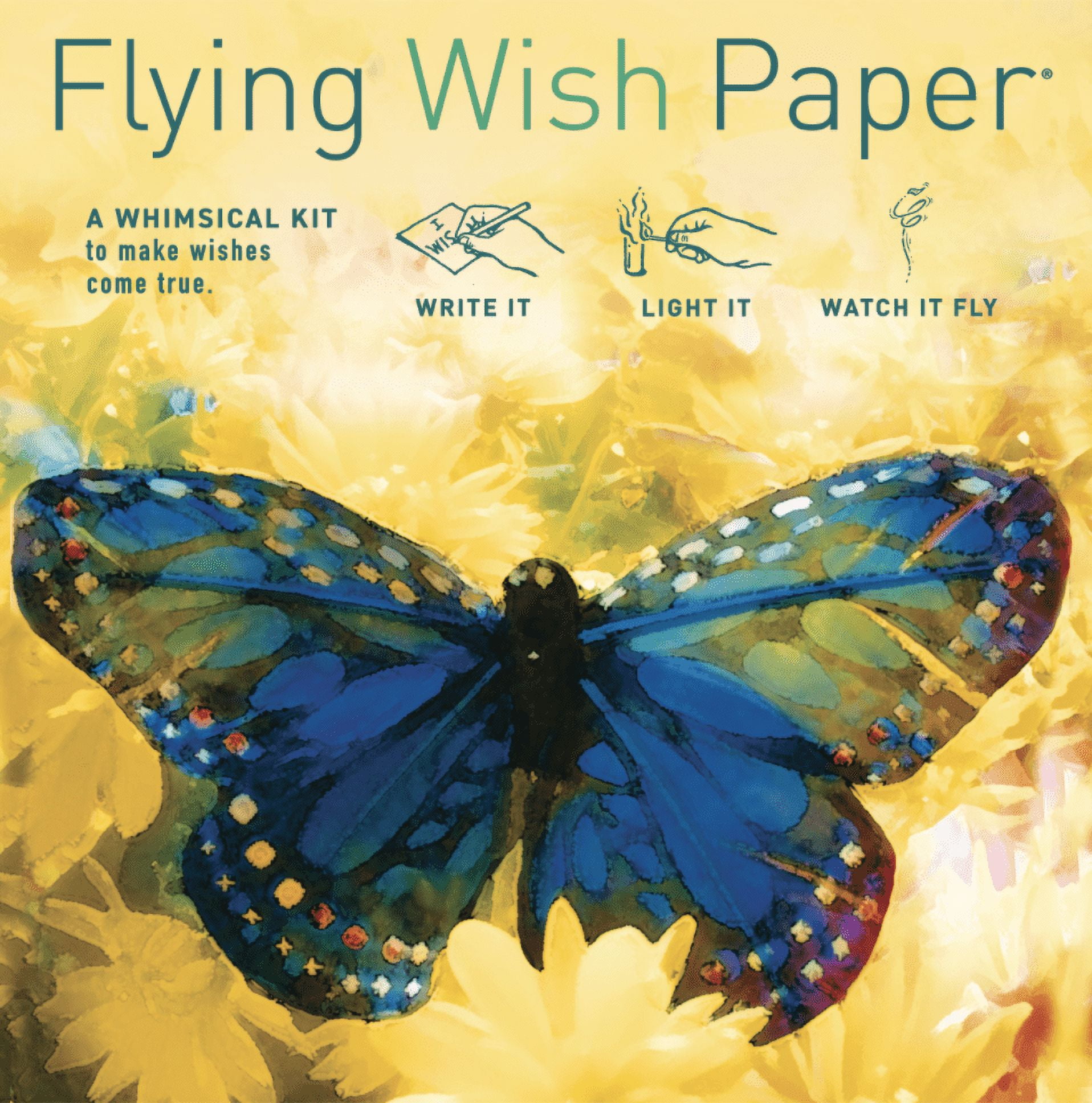Royal Butterfly 5"x5" Mini Craft Kit: Flying Wish Paper for Kids ...
