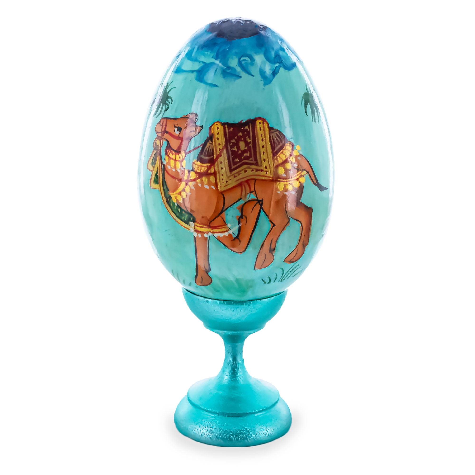 Royal Camel Wooden Easter Egg - Walmart.com