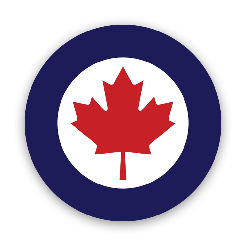 Royal Canadian Air Force Roundel Sticker Decal - Self Adhesive Vinyl ...