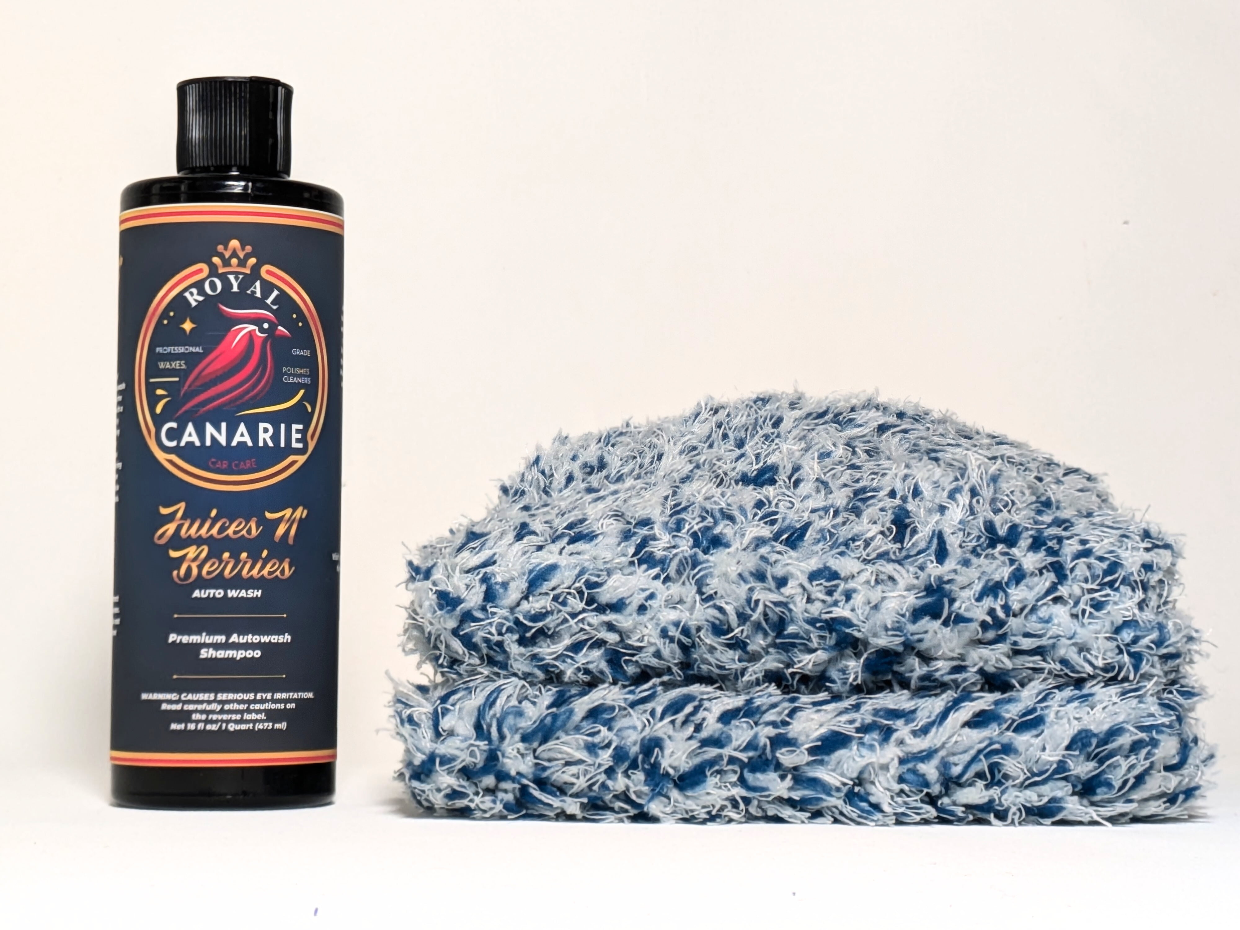 Royal Canarie Juices N Berries Auto Wash Shampoo & Microfiber Wash Mitt ...