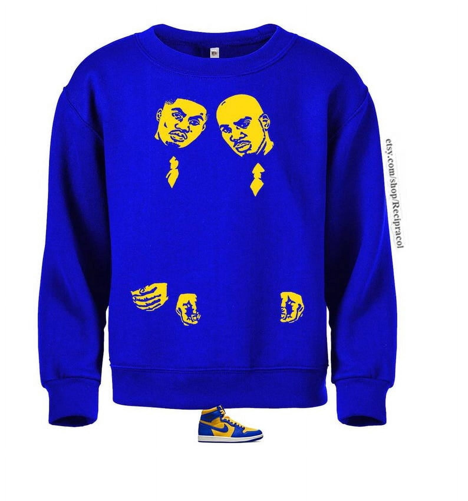 Royal Canary Yellow Belly shirt match air Jordan 1 Laney - Walmart.com
