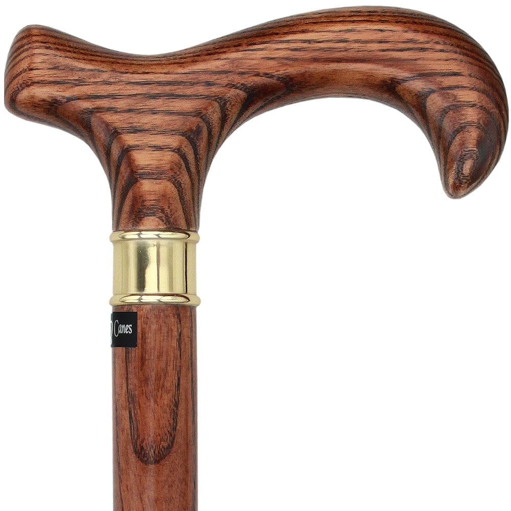 Royal RC Canes Extra Strong Espresso Ash Wood Walking Cane – Large ...