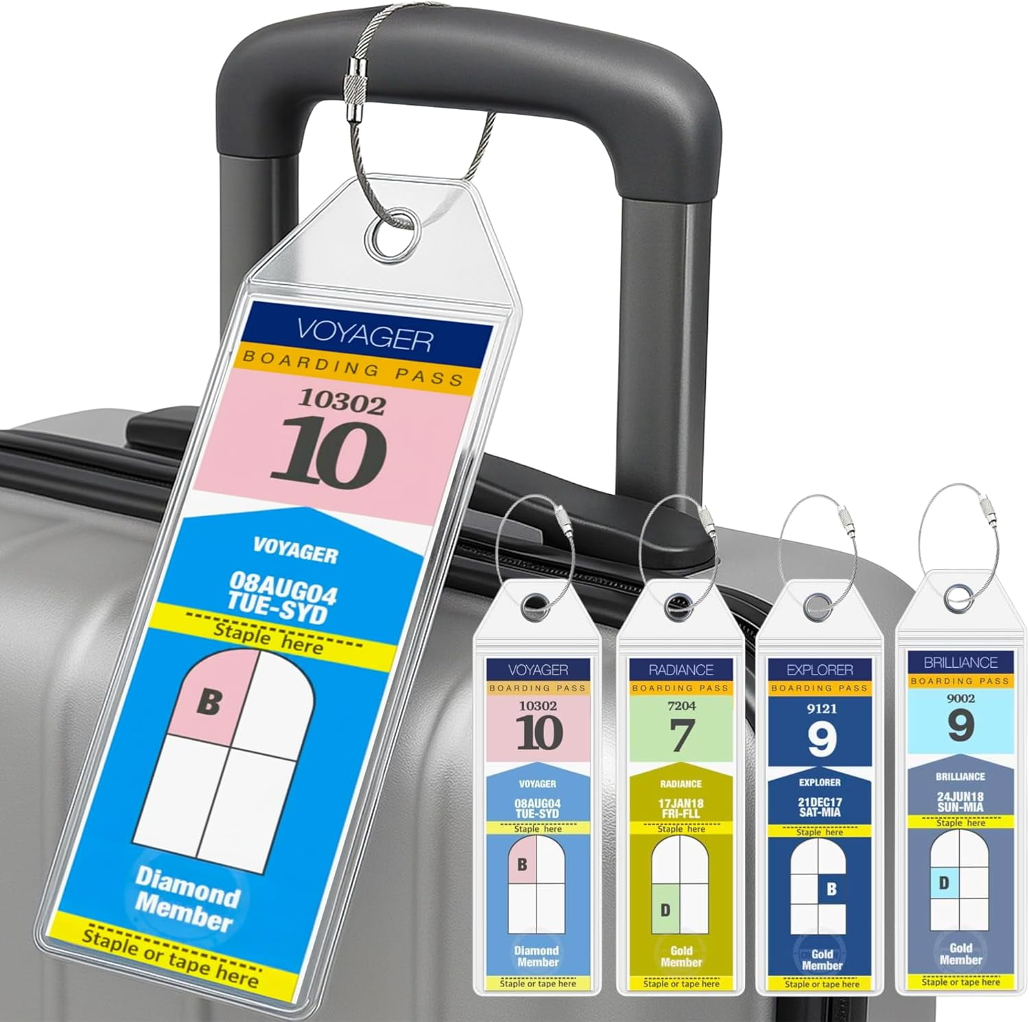 Royal Caribbean Cruise Luggage Tag Holder (4 Pack) – Fits All Royal ...