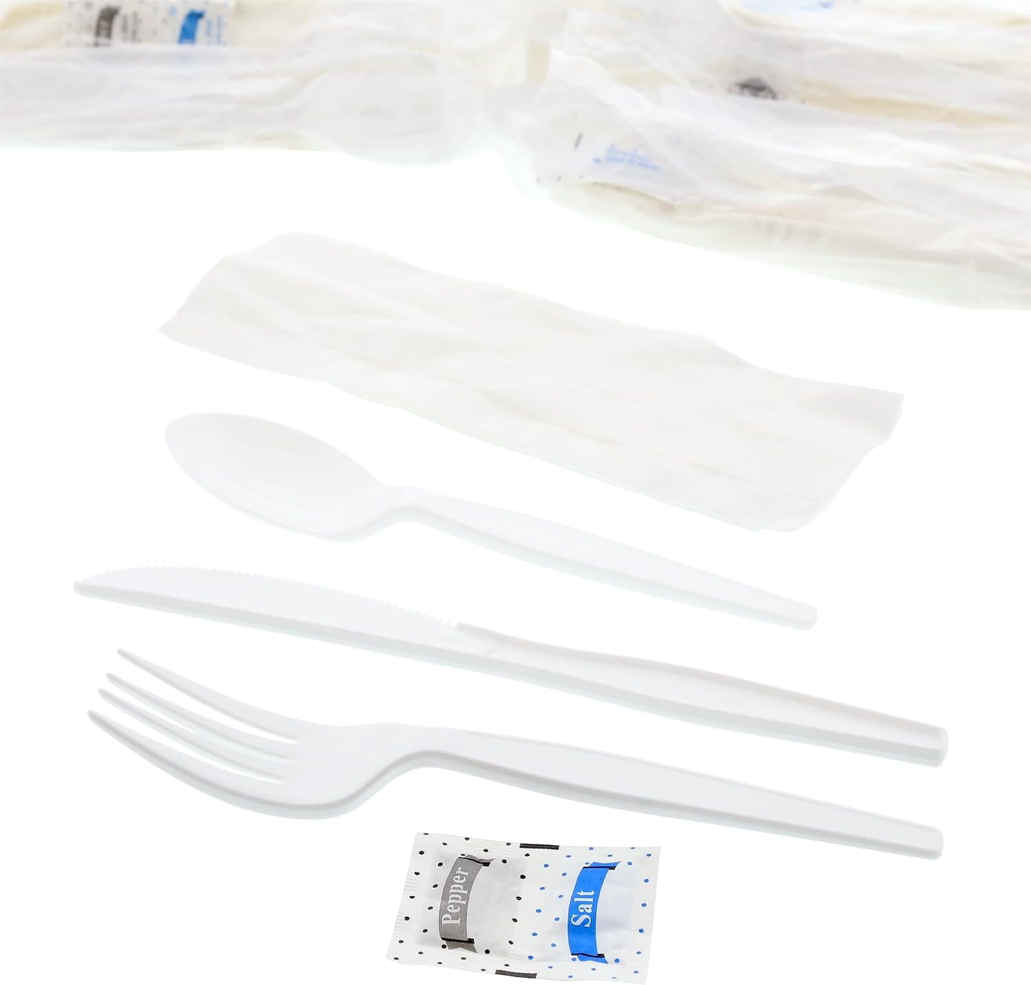 Royal Case of 250 6-in-1 Disposable Silverware Medium Heavy Weight ...