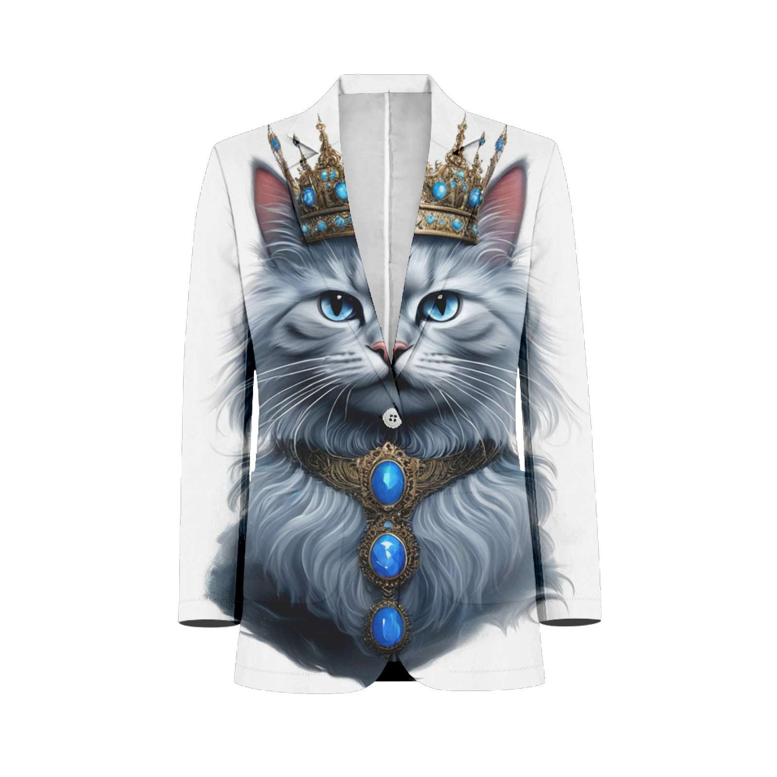 Royal Cat Crown Necklace Customized Men's Suits full man Shawl Collar ...