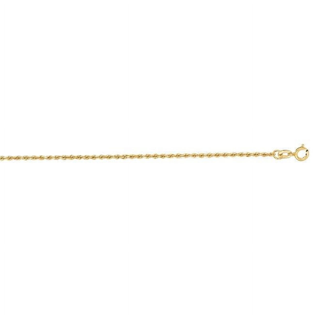 Royal Chain 010ROY-20 20 in. 10K Yellow Gold Diamond Cut Textured Royal ...