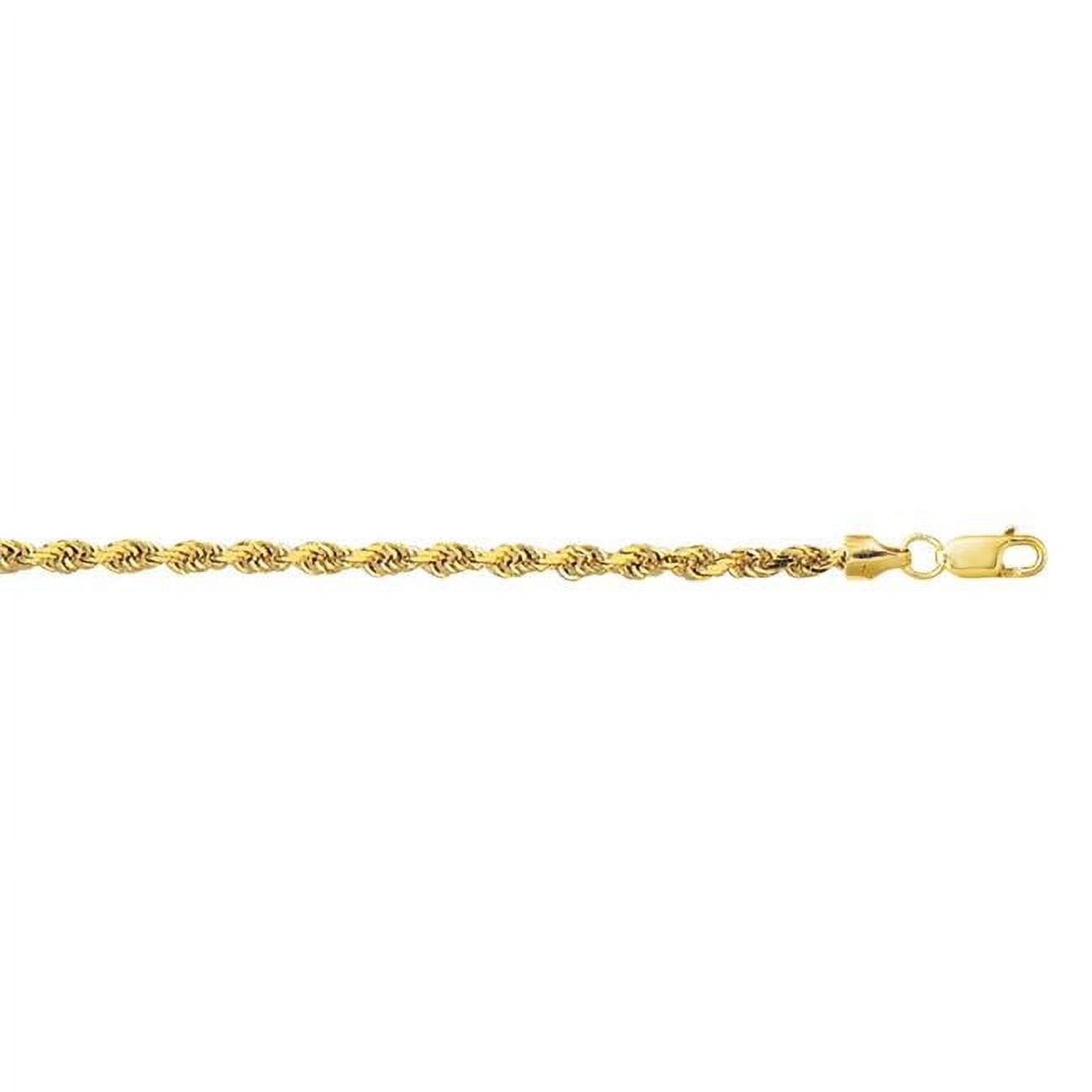 Royal Chain 16 in. 10K Yellow Gold Diamond Cut Textured Lite Weight ...