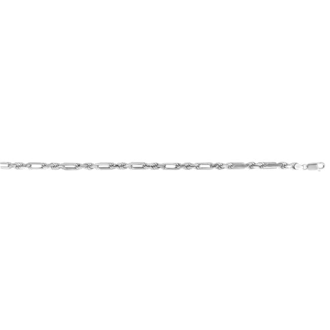 Royal Chain AGFGRP100-24 24 in. Sterling Silver Diamond Cut Textured ...