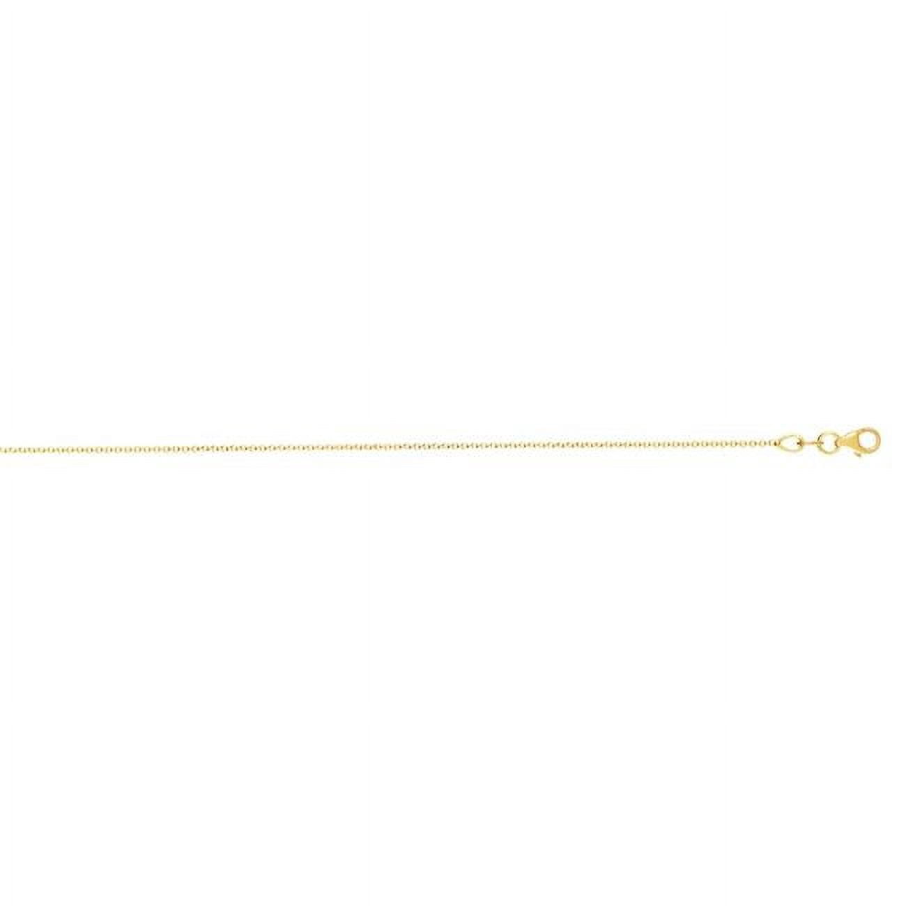 Royal Chain KVERF025-18 18 in. 18K Yellow Gold Extendable Oval Cable ...