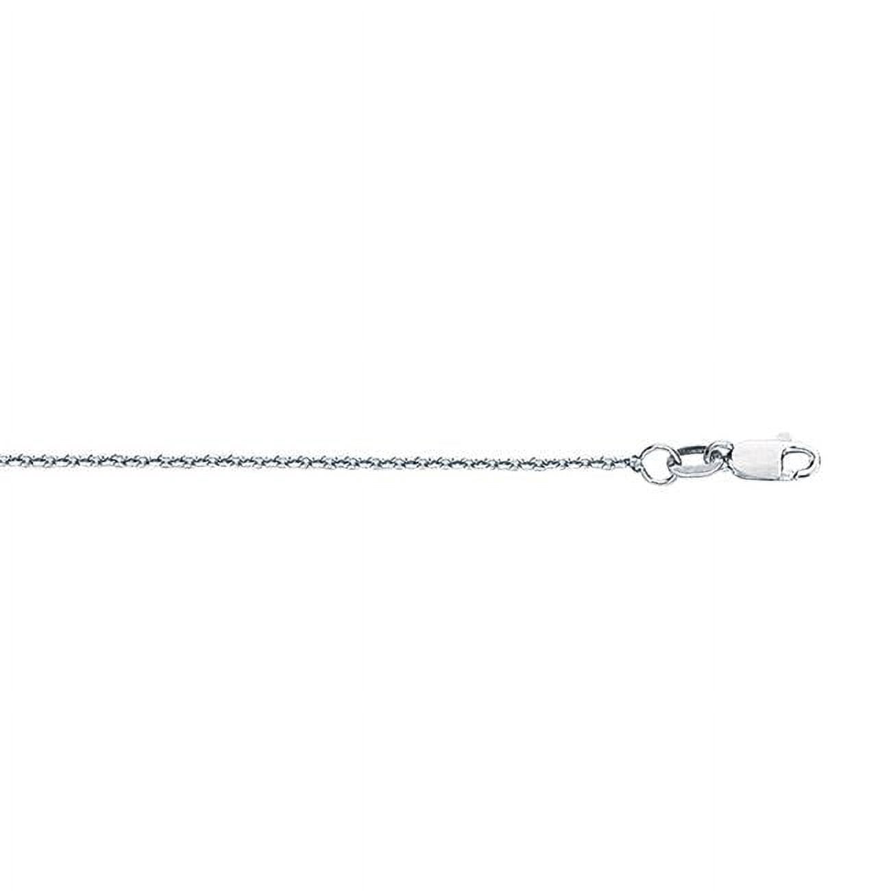 Royal Chain KWCB030-16 16 in. 18K White Gold Diamond Cut Cable Chain ...