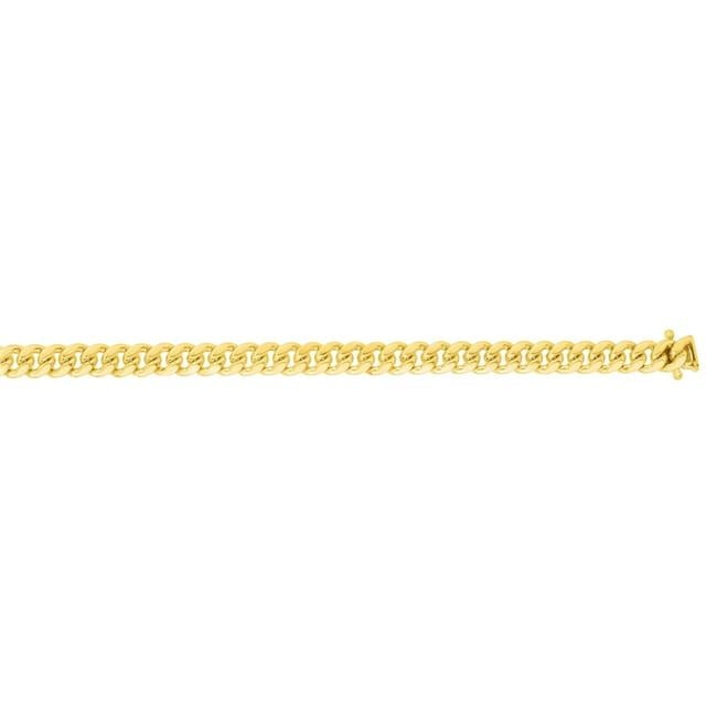 Royal Chain NMC310-24 24 in. 14K Yellow Gold Classic Miami Cuban Chain ...