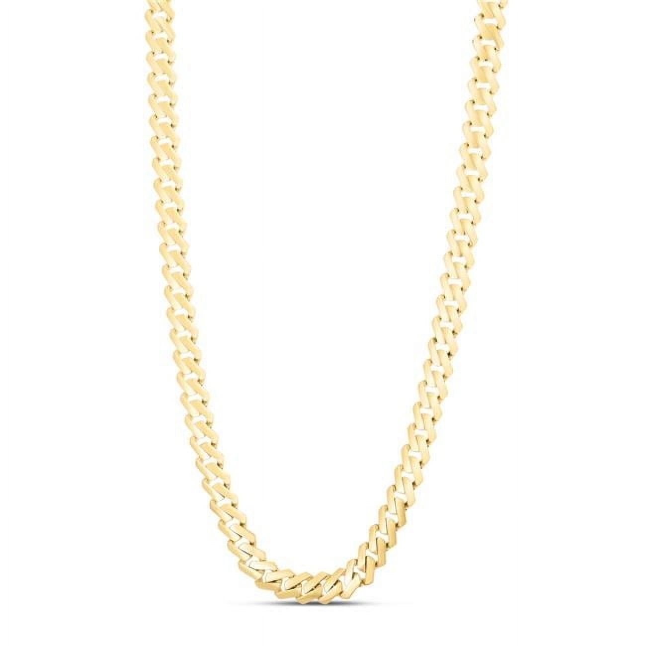 Royal Chain RC14462-0825 8.25 in. 14K Yellow Gold Polished Monaco Edge ...