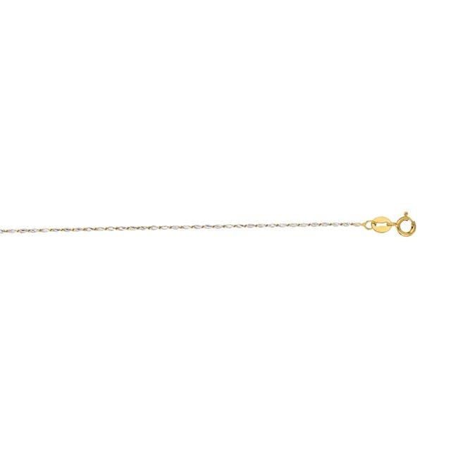 Royal Chain TTRLUM026-20 20 in. 14K Two Tone Gold Lumina Chain with ...