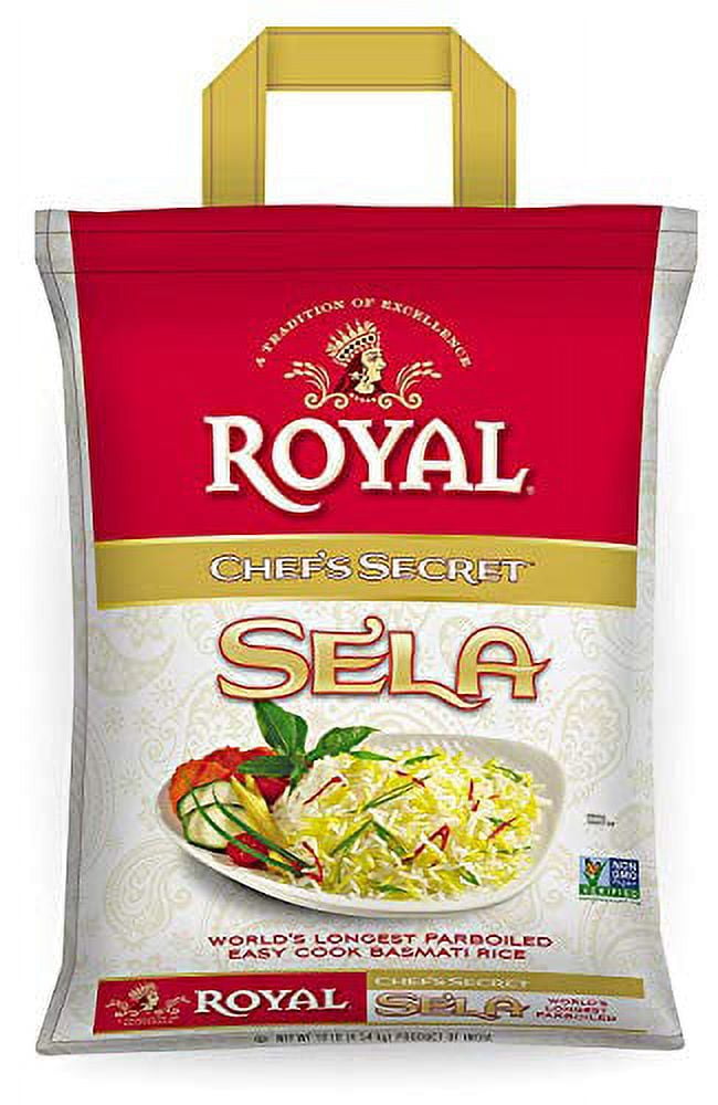 Royal Sella Basmati Rice, Extra Long Grain, Parboiled, 40 lb Total ...