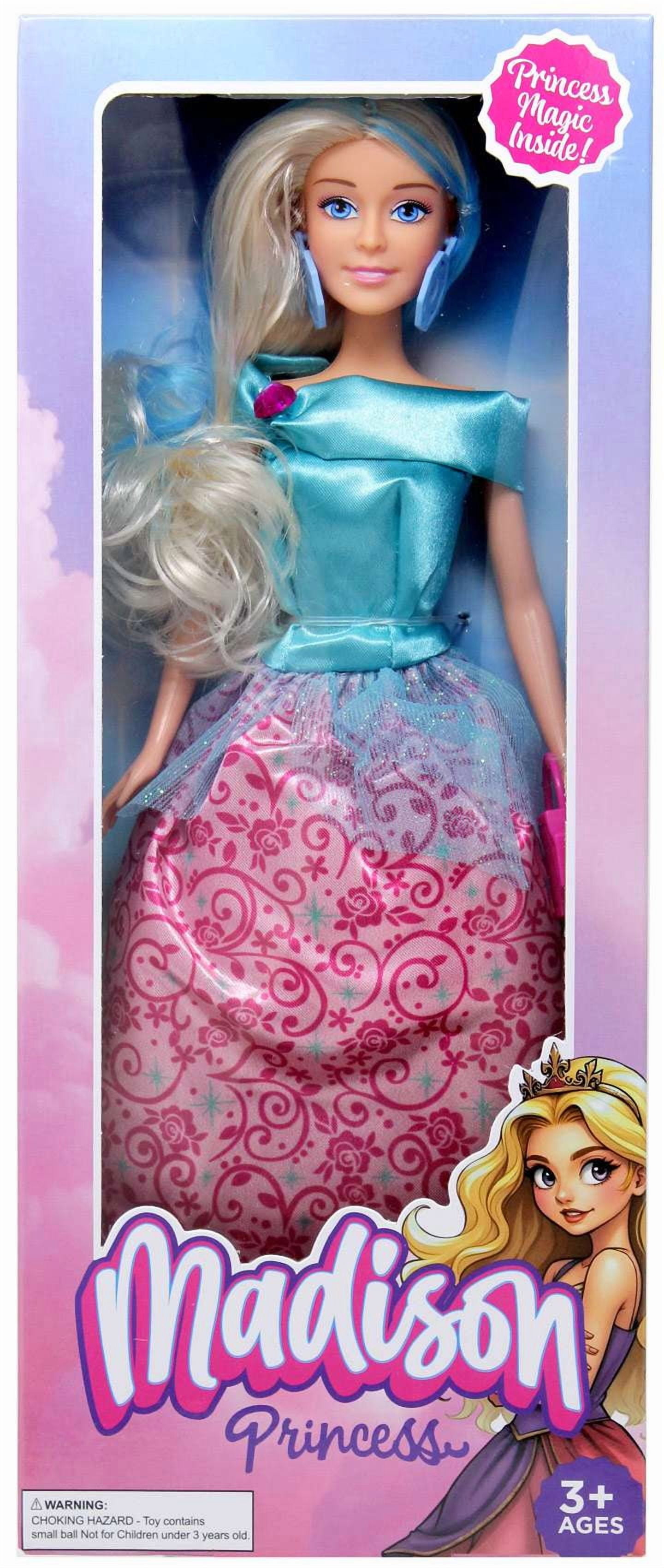 Royal Collection Madison Princess Doll (Blonde with Blue Highlights ...