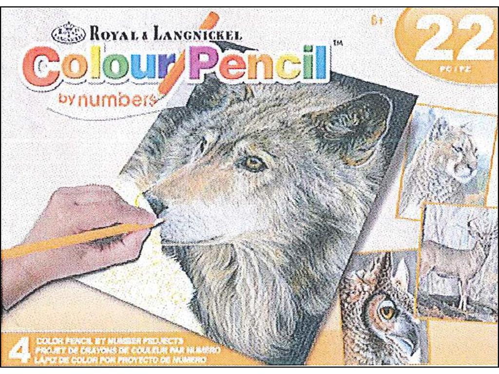 Royal Color Pencil By Number Activity Set - Walmart.com