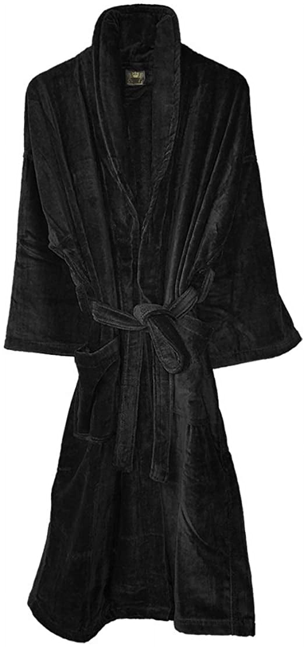 Royal Comfort 2 Luxurious Spa Bath Robes Shawl 100% Cotton 3.5 lbs ...
