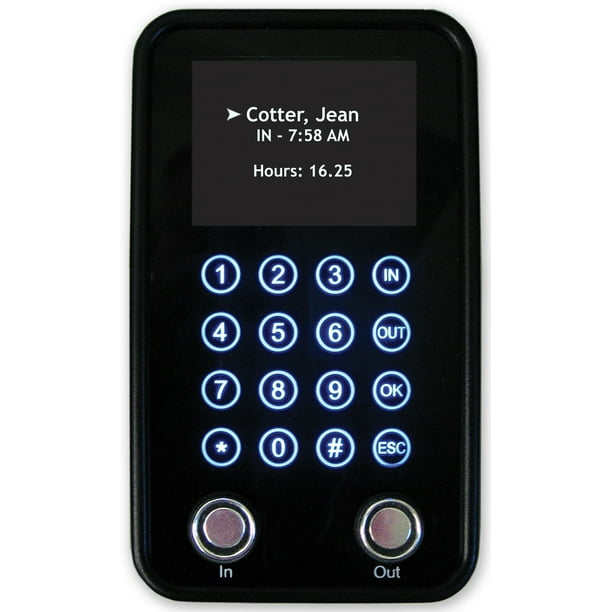 Royal Consumer 39137S Timepilot Vetro Time Clock - Electronic - Walmart.com