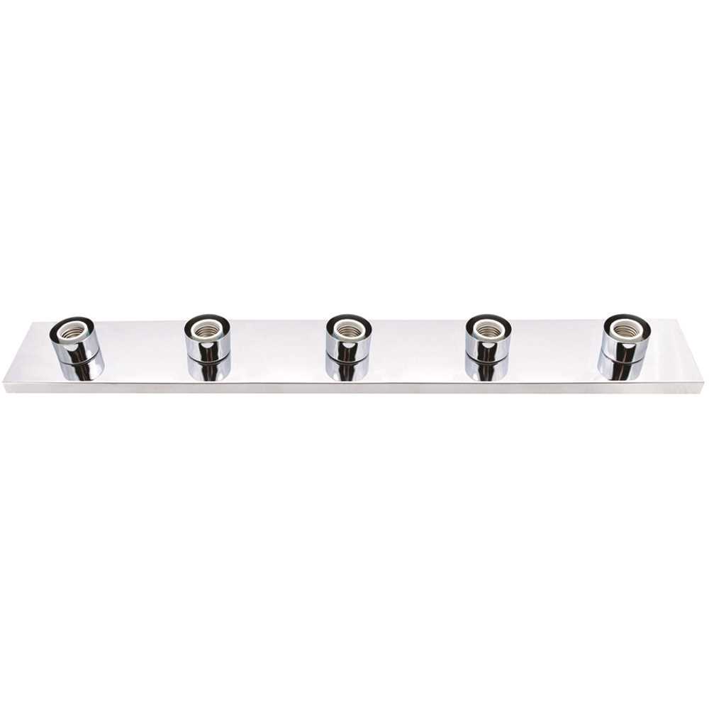 Royal Cove 671399 5 Lights Polished Chrome Bath Light - Walmart.com