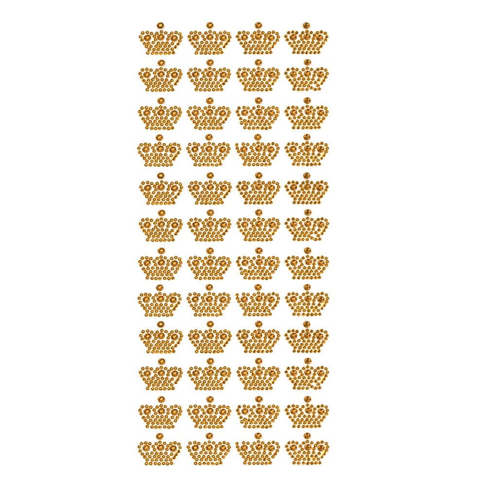 Royal Crown Stickers, 3/4-inch, 48-count, Gold - Walmart.com