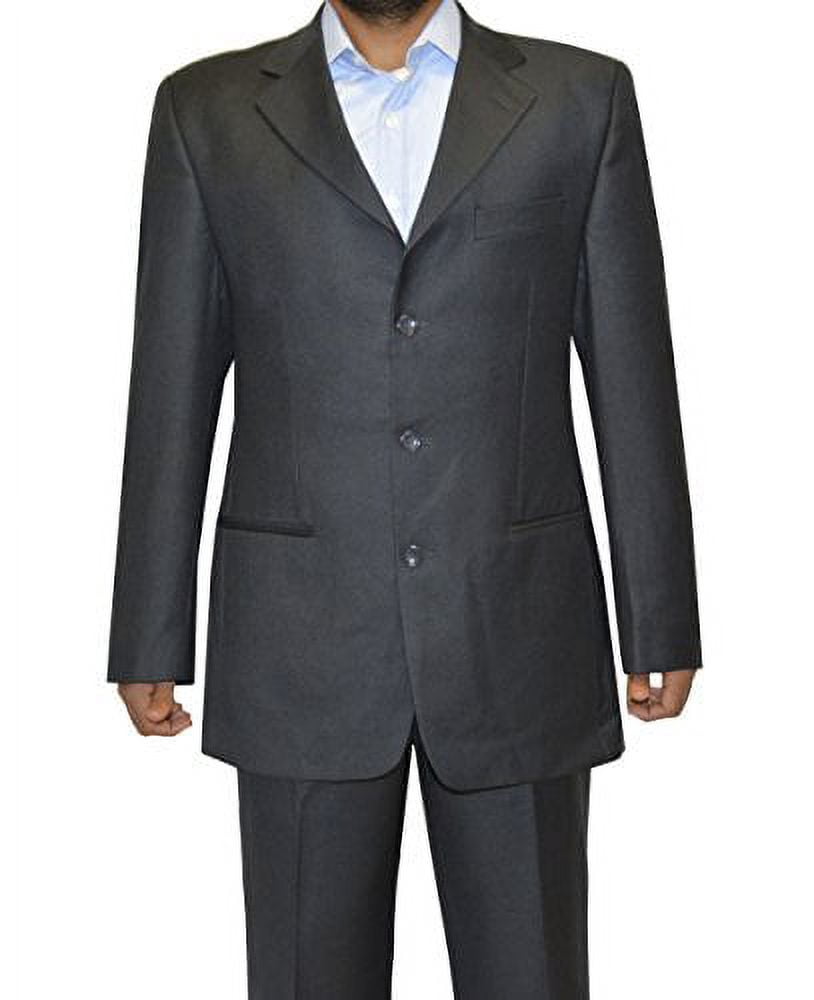 Royal Cult Mens Wool 3 Button Fashion Slim Fit Suit - Made in Italy (US ...