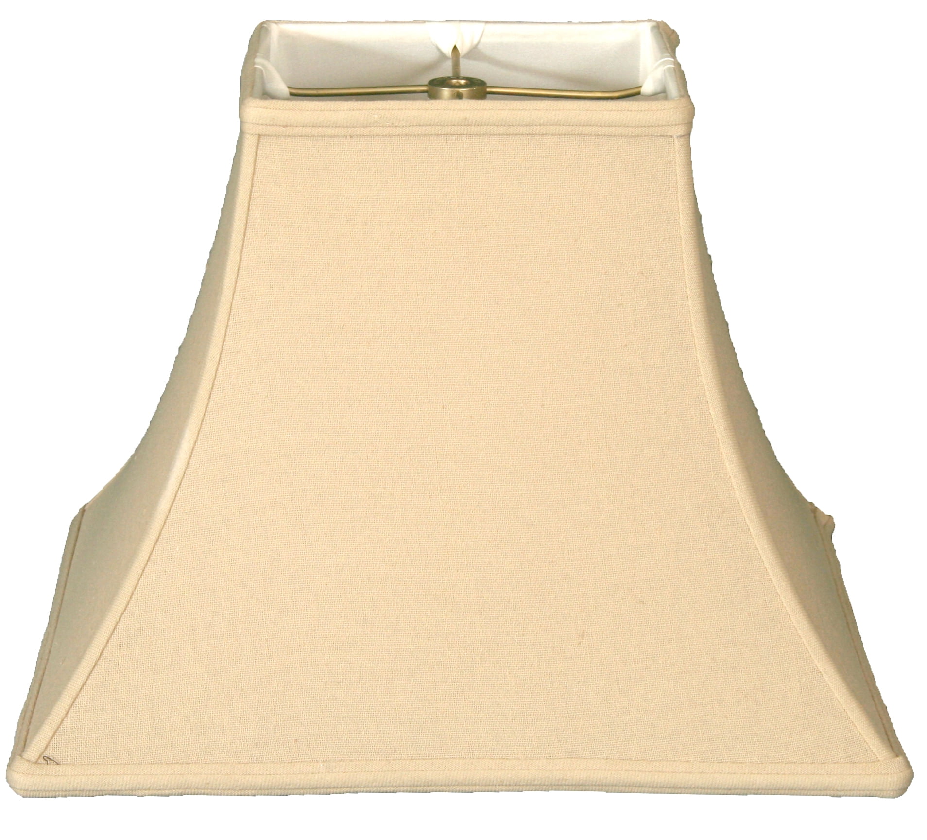 Royal Designs 10" Square Bell Lamp Shade Linen Beige - Walmart.com