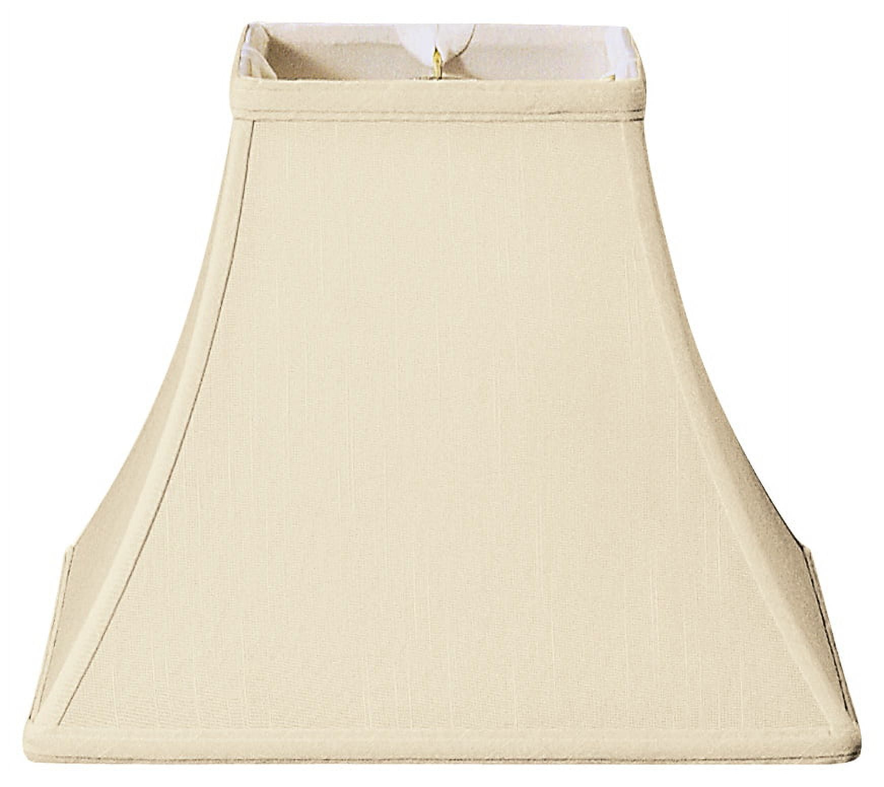 Royal Designs 10 inch Square Bell Lamp Shade, Beige Fabric - Walmart.com