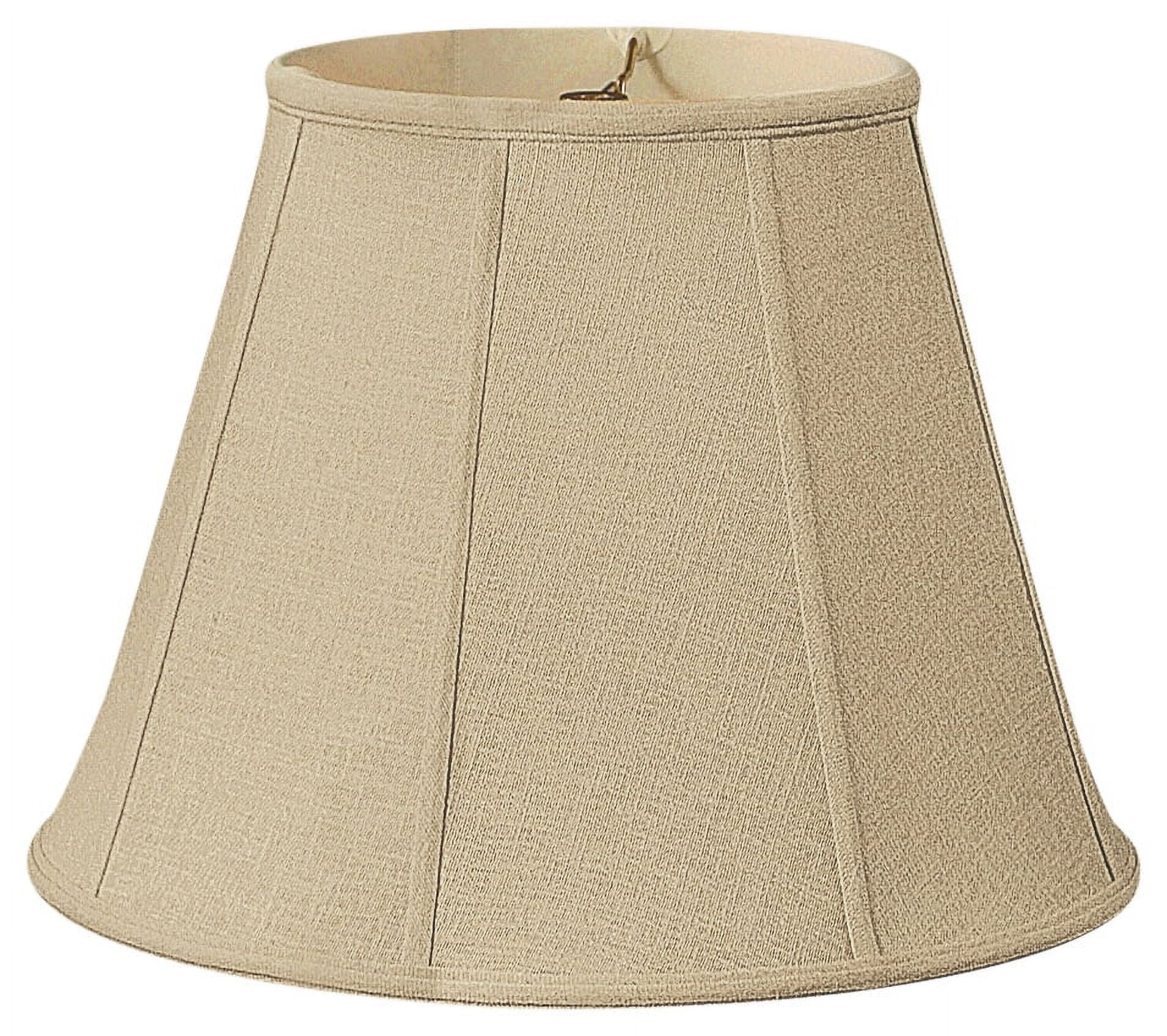 Royal Designs 12" Modified Bell Lamp Shade Linen Beige - Walmart.com