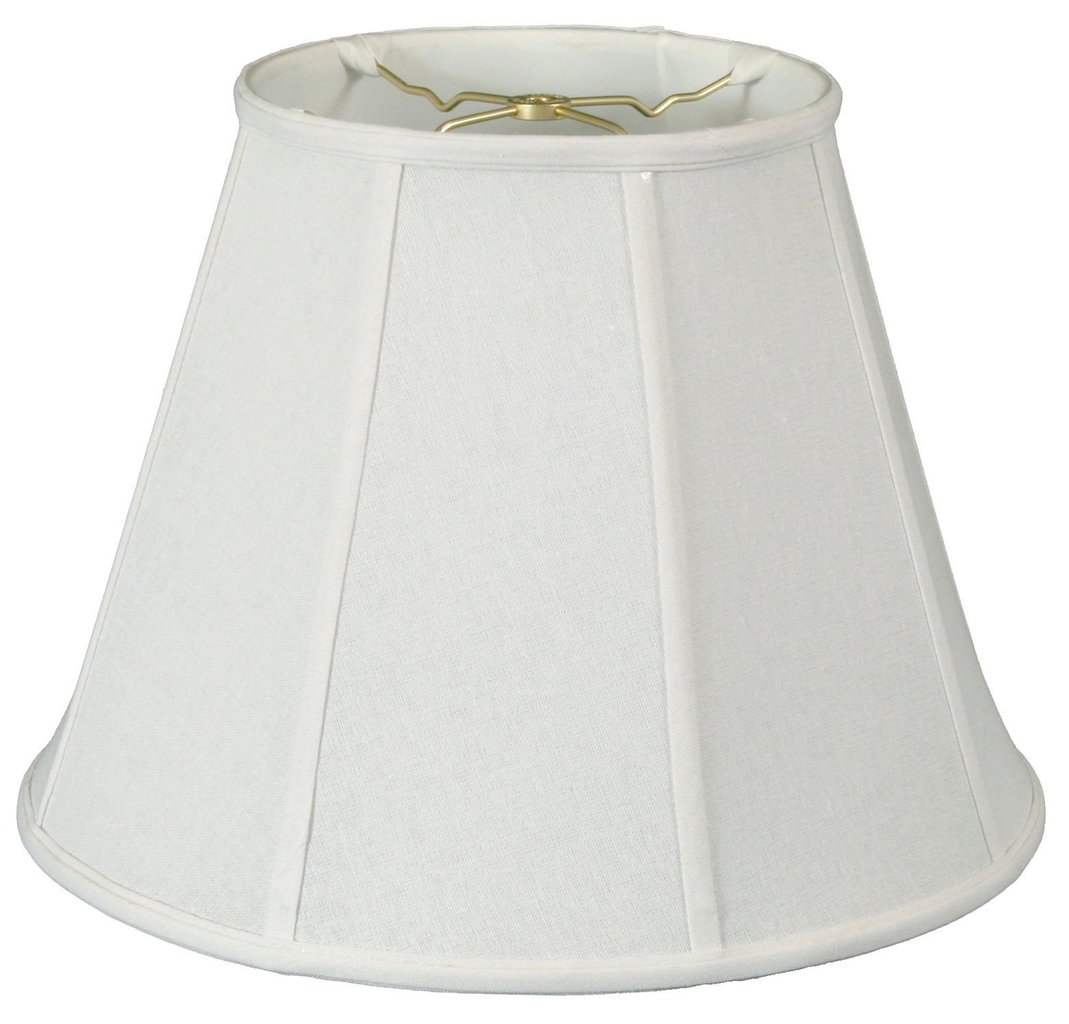 Royal Designs 12" Modified Bell Lamp Shade Linen White - Walmart.com