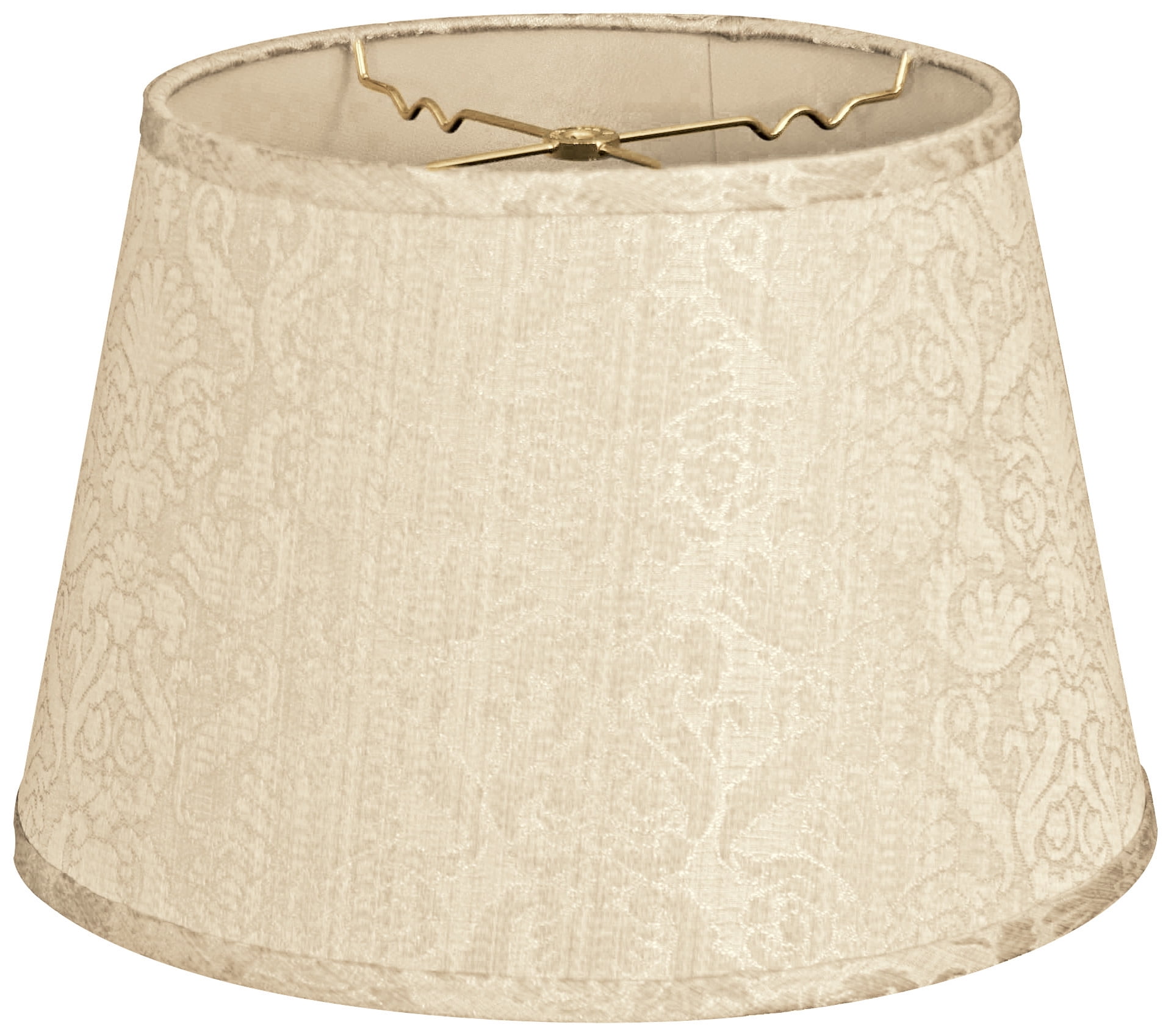 Royal Designs 12" Shallow Drum Hardback Lamp Shade Beige - Walmart.com