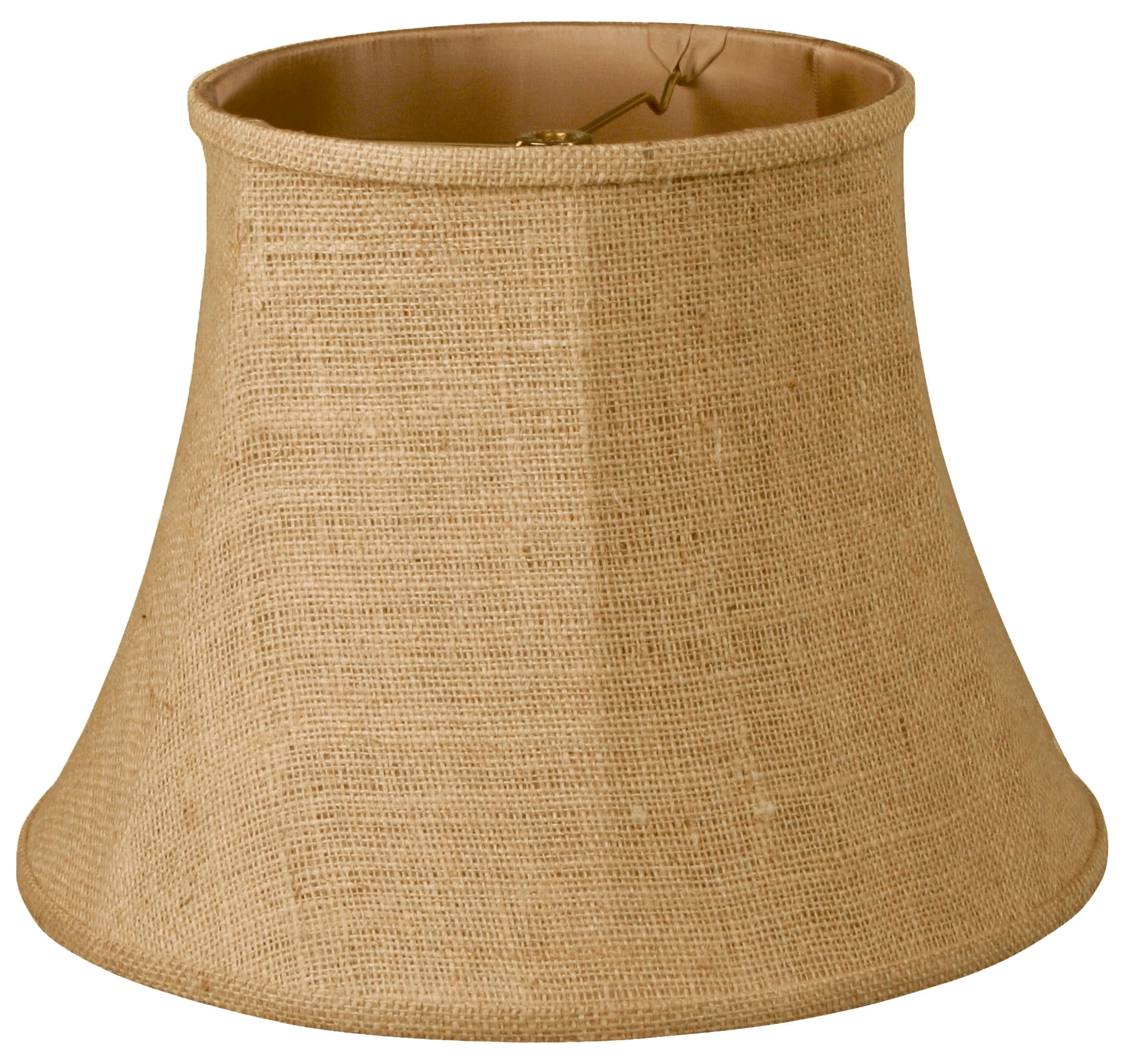 Royal Designs 14" Modified Bell Lamp Shade Burlap - Walmart.com