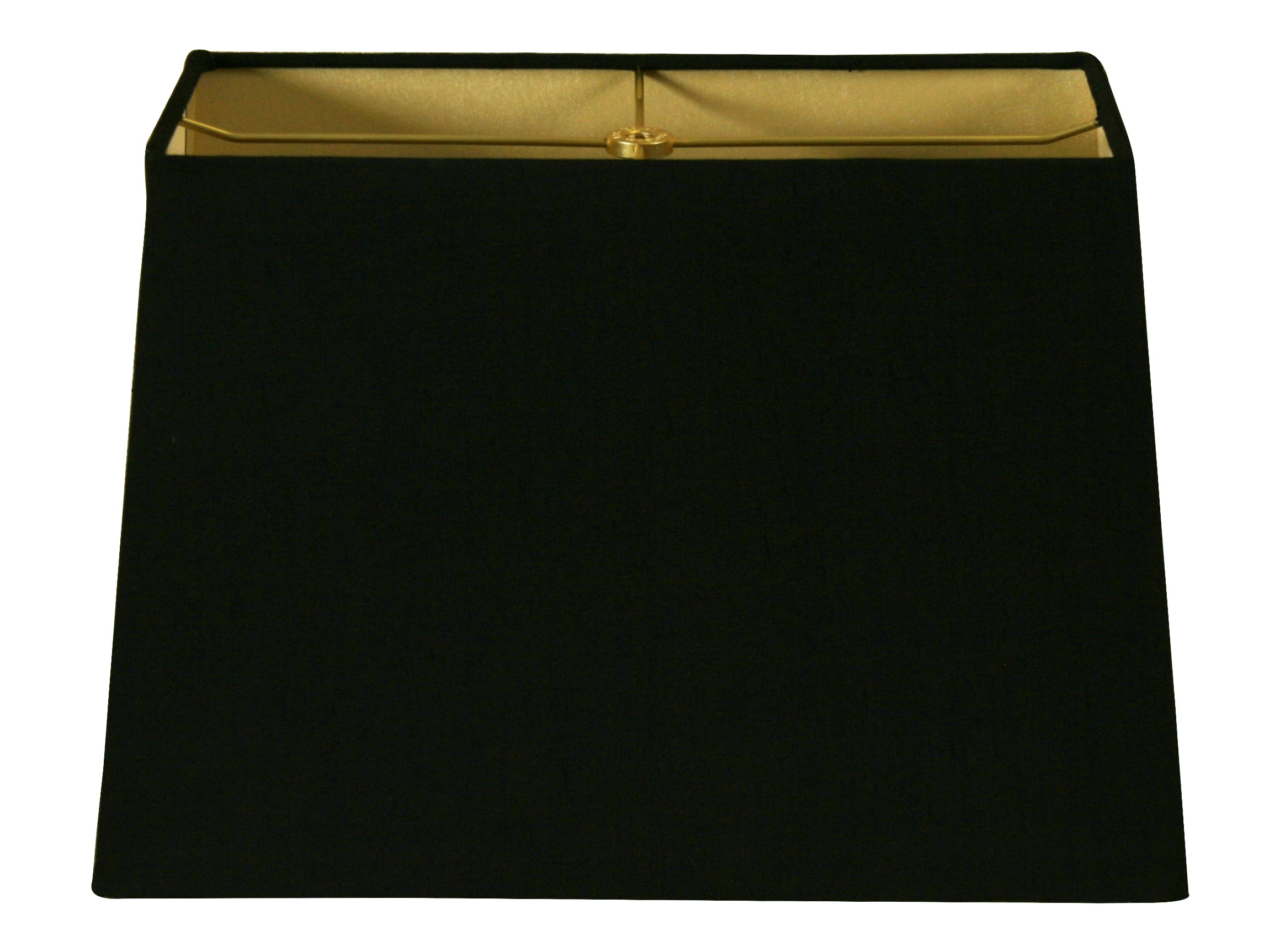 Royal Designs 14" Linen Black Rectangle Hard Back Lamp Shade - Walmart.com