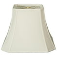 Royal Designs 14" Square Cut Corner Bell Lamp Shade White - Walmart.com