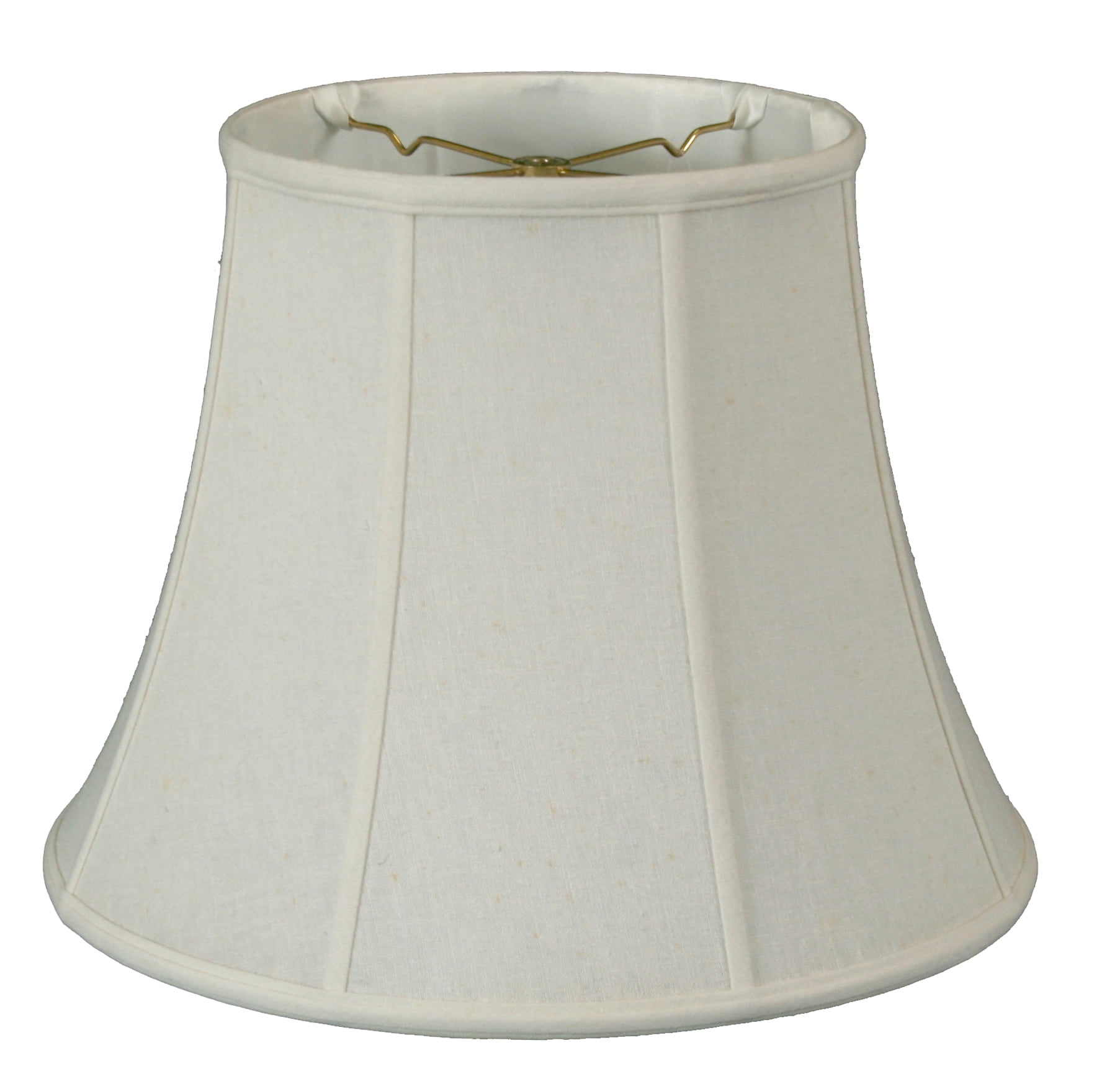 Royal Designs 16" Modified Bell Lamp Shade Linen White - Walmart.com